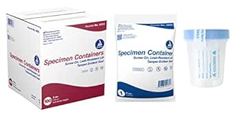 Amazon.com: Dynarex Specimen Containers sterile 4 oz 100/Cs ...