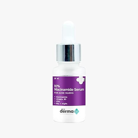 The Derma Co 10% Niacinamide Face Serum For Acne Marks And Acne Prone ...