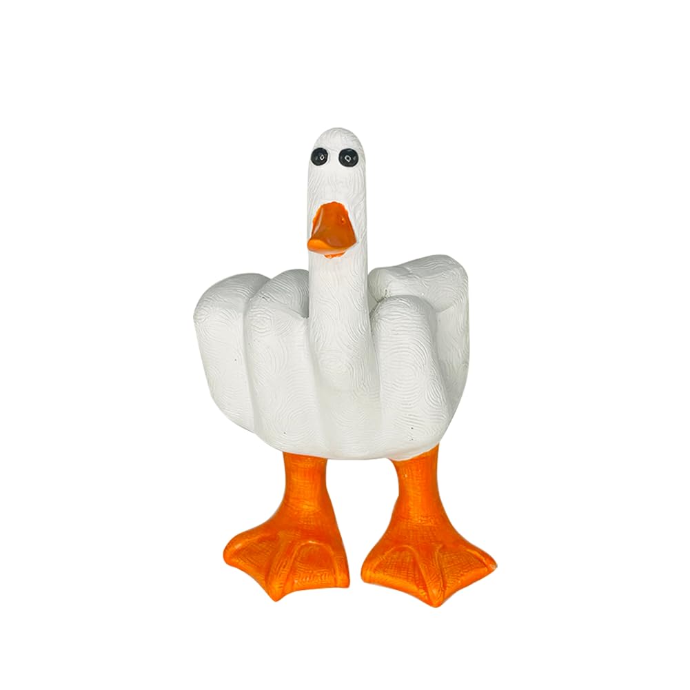 Mua Aimery Funny Middle Finger Little Duck for Home Decor, Cute Duck ...