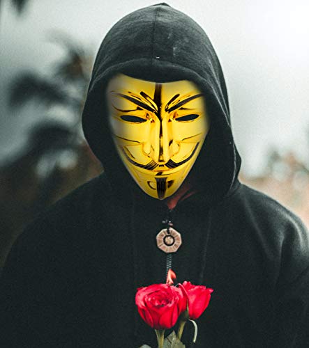 Diximus Halloween Masks - V for Vendetta Mask Anonymous Guy Fawkes ...
