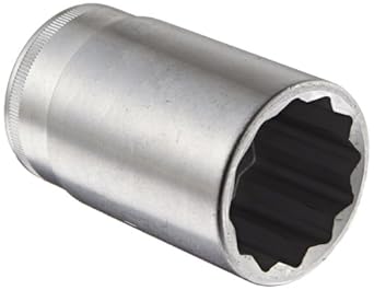 Stahlwille 51A-1-1/2 Steel Extra Deep Socket, 1/2" Drive, 12 Points, 1 ...