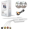 Amazon.com: VHS TO Digital Converter, USB Video Capture Card, Video Capture Device, RCA TO USB ...