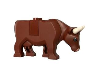 Amazon.com: Cow (Brown) - LEGO Animal Minifigure: Toys & Games