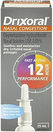 Drixoral Nasal Congestion Spray, Soothes and Moisturizes Dry and ...