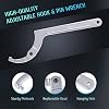 Orion Motor Tech 8pc Adjustable Pin Spanner Wrench Tool Set, Spanner ...