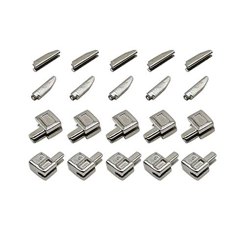 30 Sets #5 Metal Zipper Latch Slider Retainer Insertion Pin Zipper ...