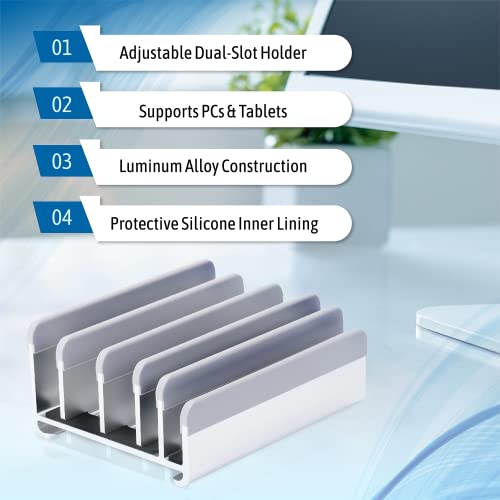 Laptop Storage Portable Vertical Adjustable Laptop Stand Aluminium ...