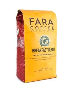 Amazon.com : Fara Coffee, Breakfast Blend, Whole Bean Coffee, 2.2 Lb ...