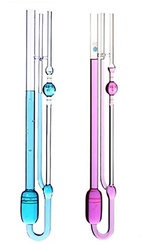 GLTL Ubbelohde Viscometer Glass Capillary Viscosity Meter with Test ...