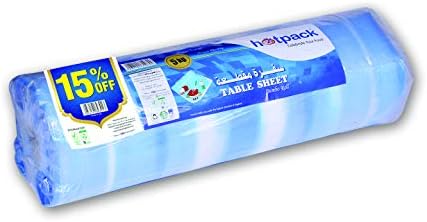 Hotpack Disposable Jumbo Plastic Sofra Roll/Table Sheets, 5Kg, 1 Units, Assorted Colors price in ...