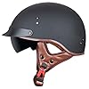 VCOROS Fiberglass Cruise Motorcycle Helmet FRP Half Face Helmet for Men ...