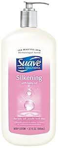Amazon.com : Suave Hand and Body Lotion Silkening - Baby Oil - 32 oz ...