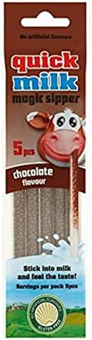 Quick Milk Gluten-free Magic Sipper Straws (Chocolate Flavour) - Pack ...