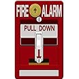 Novelty Printed Fake Fire Alarm Printed Light Switch Cover - Amazon.com
