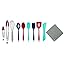 Amazon.com: Core Kitchen - 10 Piece Silicone Utensil Set in Assorted ...