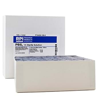 PBS [Phosphate Buffered Saline], 1X Solution, 1.5ml Pre-Filled Tubes ...