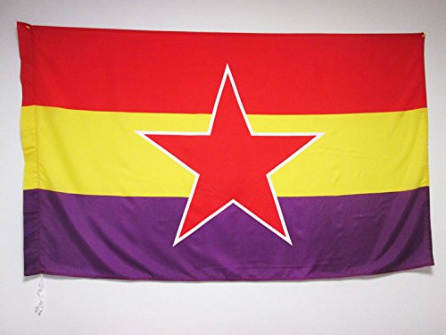 Amazon.com : AZ FLAG Spanish Republican Popular Army Flag 3' x 5' for a ...