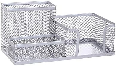 Mesh Desk Office Organizer, Mesh Office Stationery Desk Tidy Organiser ...