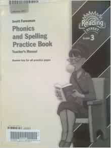 Phonics and Spelling Practice Book Teacher's Manual (Scott Foresman ...