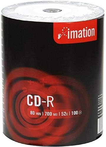 Compact Disc - CDR - iMATION- 700 MB - (100 pcs Pack) price in UAE | Amazon UAE | kanbkam