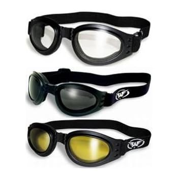 Amazon.com: Global Vision 3 Burning Man Motorcycle Goggles That Fold ...