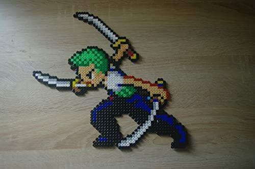 Sprite Zoro - One Piece - Hama beads/Pixel Art : Amazon.es: Productos ...