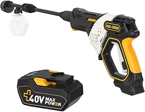 Rock&Rocker 40V Cordless Power Cleaner, Portable Pressure Washer ...
