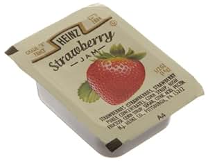 Amazon.com : Heinz Strawberry Jam, 0.5-Ounce Single Serve Cups (Pack of ...