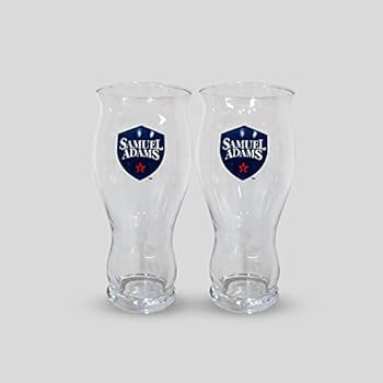Amazon.com | Samuel Adams Perfect Pint Glass | Set of 2 Glasses: Beer ...