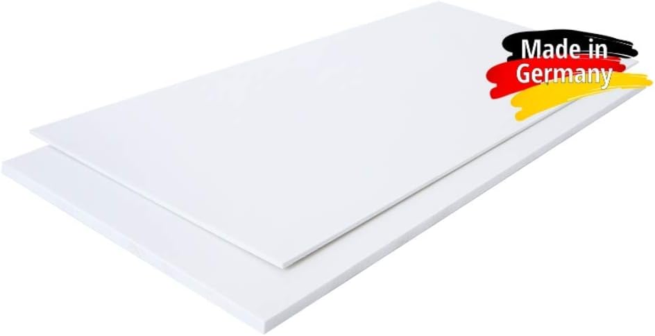 Polystyrol Polystyrolplatte (PS) WEIß und SCHWARZ Verschiedene FORMATE ...