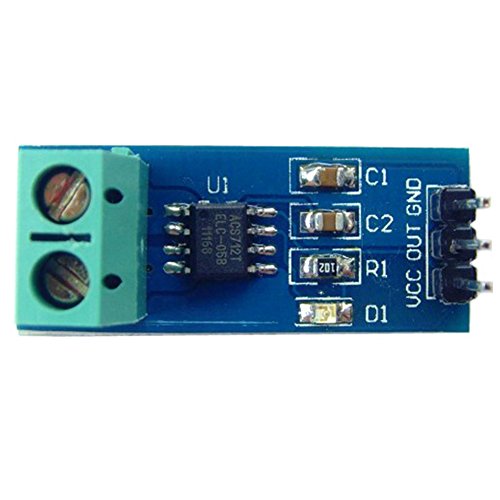 Buy DAVEVY Range Current Sensor Module ACS712 For Arduino Raspberry Pi UNO 5A 20A 30A (20A,Green ...