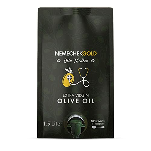 Nemechek Gold Extra Virgin Olive Oil, COOC-Certified, Oxygen-Free Pouch ...
