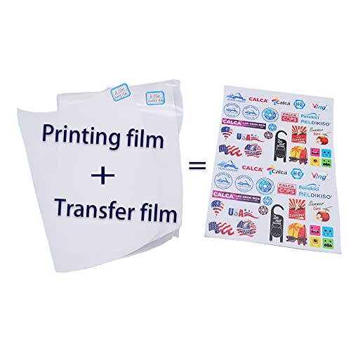 MELDIKISO 200pcs A3 UV DTF Printing (A) and Transfer (B) Film Crystal ...