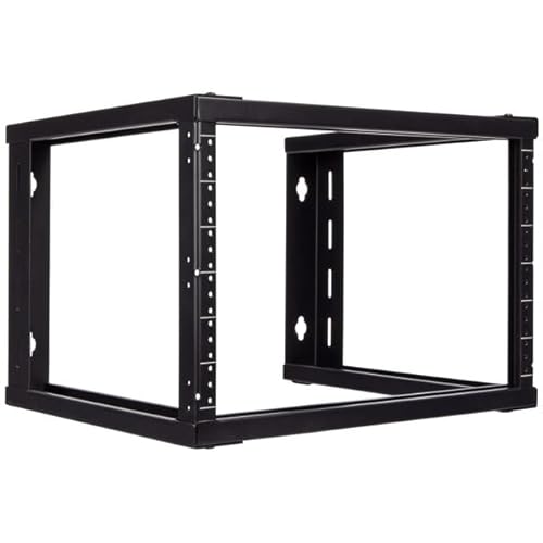 NavePoint 6U Wall Mount Rack - 6U Server Rack for 19 Inch IT Equipment ...
