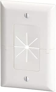 Amazon.com: DATA COMM Electronics 45-0017-WH Split Style TV Plate with ...