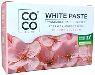 Coco - Washable Hair Remover, For Face & Sensitive Areas (White Paste ...