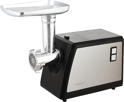 سعر Sokany SK-089 3500 Watts Stainless Steel Meat Grinder (Silver) فى مصر | بواسطة امازون مصر ...