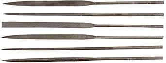 Nicholson 6 Piece Hobby File Set (Carded), 5-1/2 Length: Hand Files ...