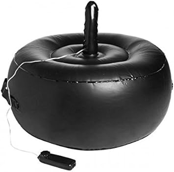 Amazon.com: Sit-and-Ride Inflatable Seat with Vibrating Dildo - Black ...