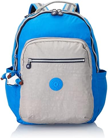 Kipling Seoul, Large Backpack, Lake Blue Block, One Size, SEOUL price ...