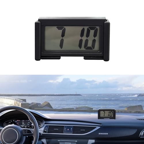 Mua Augeny Mini Car Digital Clock, Adhesive Electronic Small Clock with ...