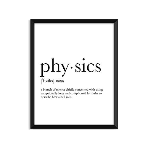 Amazon.com: Physics definition - Unframed art print poster or greeting ...
