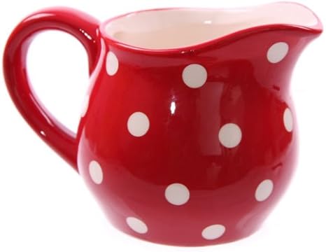 Red Spotty Milk Jug "Red Polka Dot Collection": Amazon.co.uk: Kitchen ...