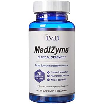 Amazon.com: 1MD MediZyme Complete Digestive Enzymes, 60 Capsules ...