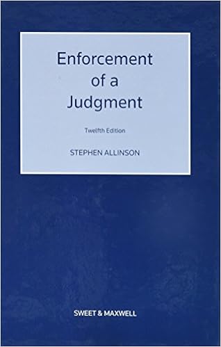 Enforcement of a Judgment: The New Edition | Academic Marketing Services