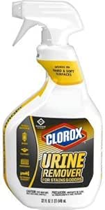 Clorox Urine Remover for Stains and Odors, Spray Bottle, 32 Ounces ...