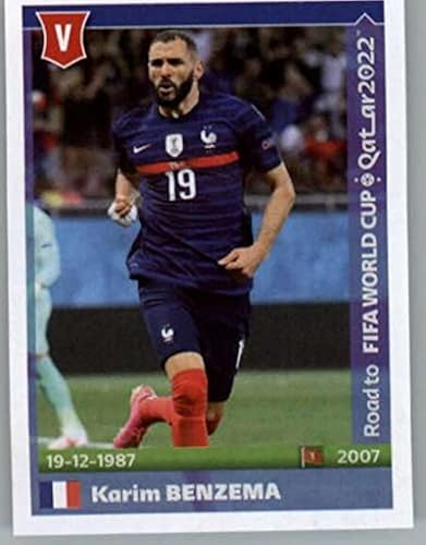2021 Panini Stickers: Road to FIFA World Cup Qatar 2022#221 Karim ...