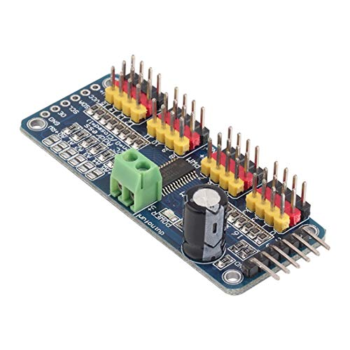 HiLetgo PCA9685 16 Channel 12-Bit PWM Servo Motor Driver IIC Module for Arduino Robot | Pricepulse