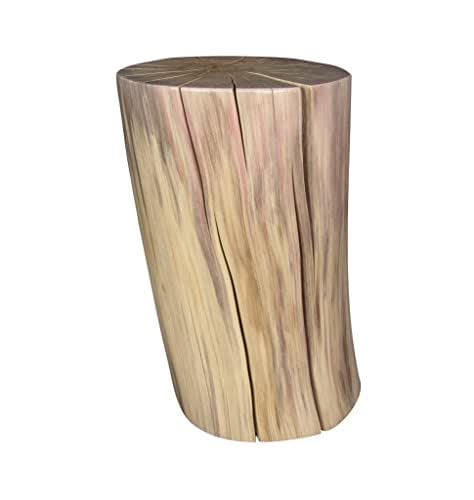 Amazon.com: Tree Stump Side Table Natural - Poplar : Handmade Products