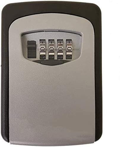 JEE Outdoor/Indoor Wall Mount Combination Lock Box Key Safe Box ...